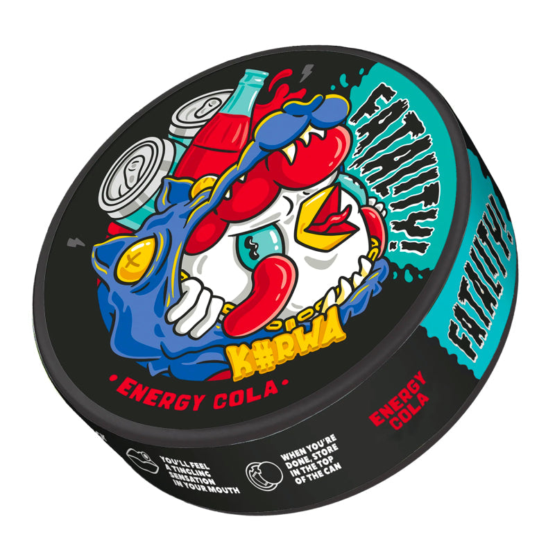 KURWA Energy Cola Fatality SNUS | Strong Nicotine Pouches UK – SNUS Club