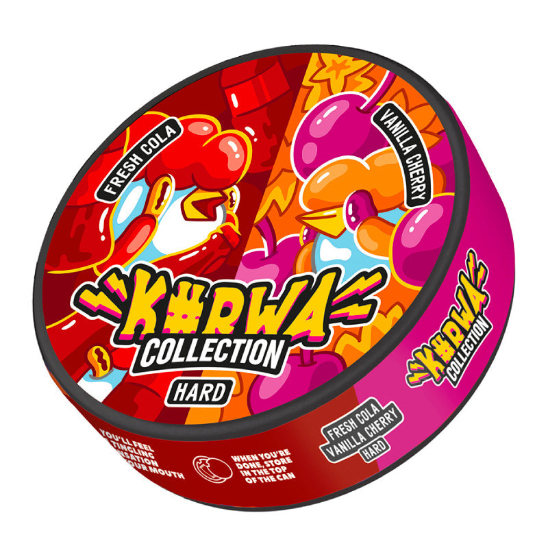 KURWA Fresh Cola Cherry Vanilla Collection SNUS | Shop UK – SNUS Club