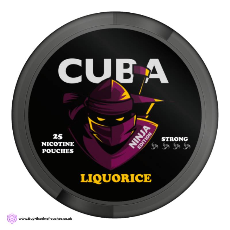 Cuba Liquorice Ninja SNUS | Strong Nicotine Pouches UK – SNUS Club