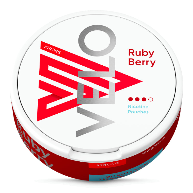 Velo Ruby Berry SNUS | Buy Fruity Nicotine Pouches UK – SNUS Club