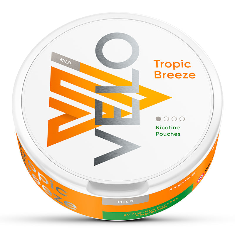 Velo Tropic Breeze SNUS | Fruity Nicotine Pouches UK – SNUS Club